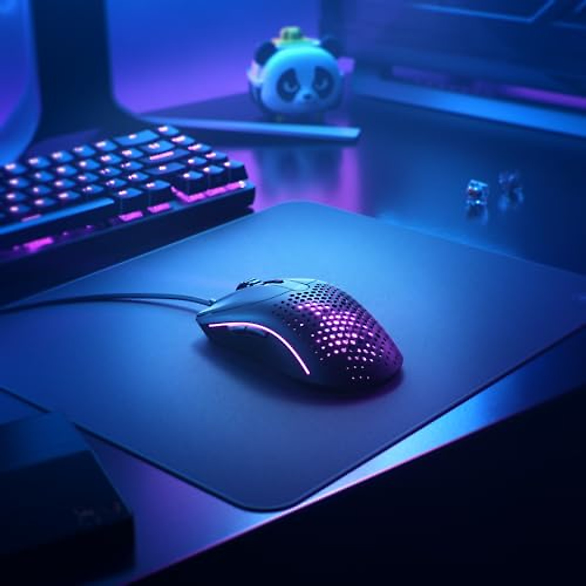 Glorious Gaming Model O 2 Wired Gaming Mouse - 59g Ultralight, FPS, 26,000 DPI, Motion Sync, 80M Click Rated Switches, 6 Programmable Buttons, Ambidextrous, RGB, PTFE Feet - Black