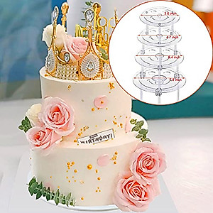 MoreStar 20 Pieces Plastic White Sticks Dowel Rods and 4 Pieces Cake Separator Plates 46810 Inch with 12 Clear Stacking Dowels, Different Patterns Cake Scrapers for Tiered Cake Stacking, 9.4inch