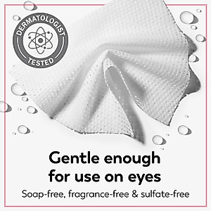 Olay Daily Facials, Daily Clean Makeup Removing Facial Cleansing Wipes, 5-in-1 Water Activated Cloths, Exfoliates, Tones and Hydrates Skin, 66 count