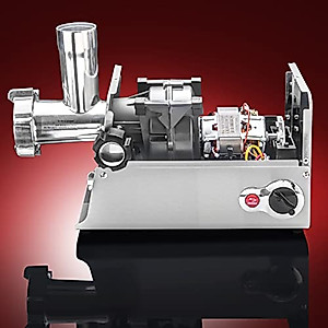 STX International Turboforce 3500-TFHD Heavy Duty Electric Meat Grinder w/Foot Pedal • 4 Grinding Plates • 3 S/S Blades • Sausage Stuffer • Kubbe • 3 Lb. Meat Tray, • 2 Meat Claws & Burger Press