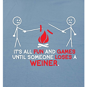 All Fun and Games Graphic Novelty T Shirt XL Charcoal