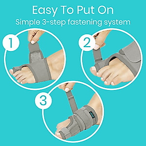 Bunion Brace Big Toe Corrector Straightener With SplintHallux Valgus Pad Joint Pain Relief, Alignt TreattOrthopedic Sleeve Foot Wrap Support
