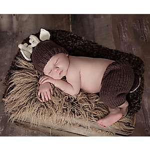 Besutana Newborn Baby Photography Props Outfits Christmas Deer Lovely Boy Hat Pant Girl