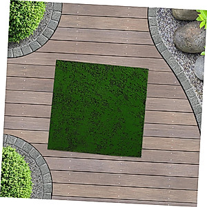 Parliky Artificial Moss Green Turf Artificial Plant Wall Area Rugs Artificial Turf Rugs for Sand Table Fake Turf Sand Table Turf Fake Grass Turf Moss Turf Fake Lawn Adorn Pearl Cotton