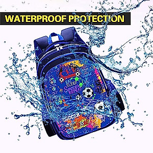 JDEIFKF Soccer Backpack Laptop Backpack For Men Women, Soccer Backpacks Shoulder Bag For Travel Hiking Camping Daypack