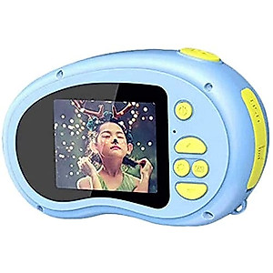 Jiaanu Kids Digital Camera，Portable Children's Camera (Color : Blue, Size : 32G)
