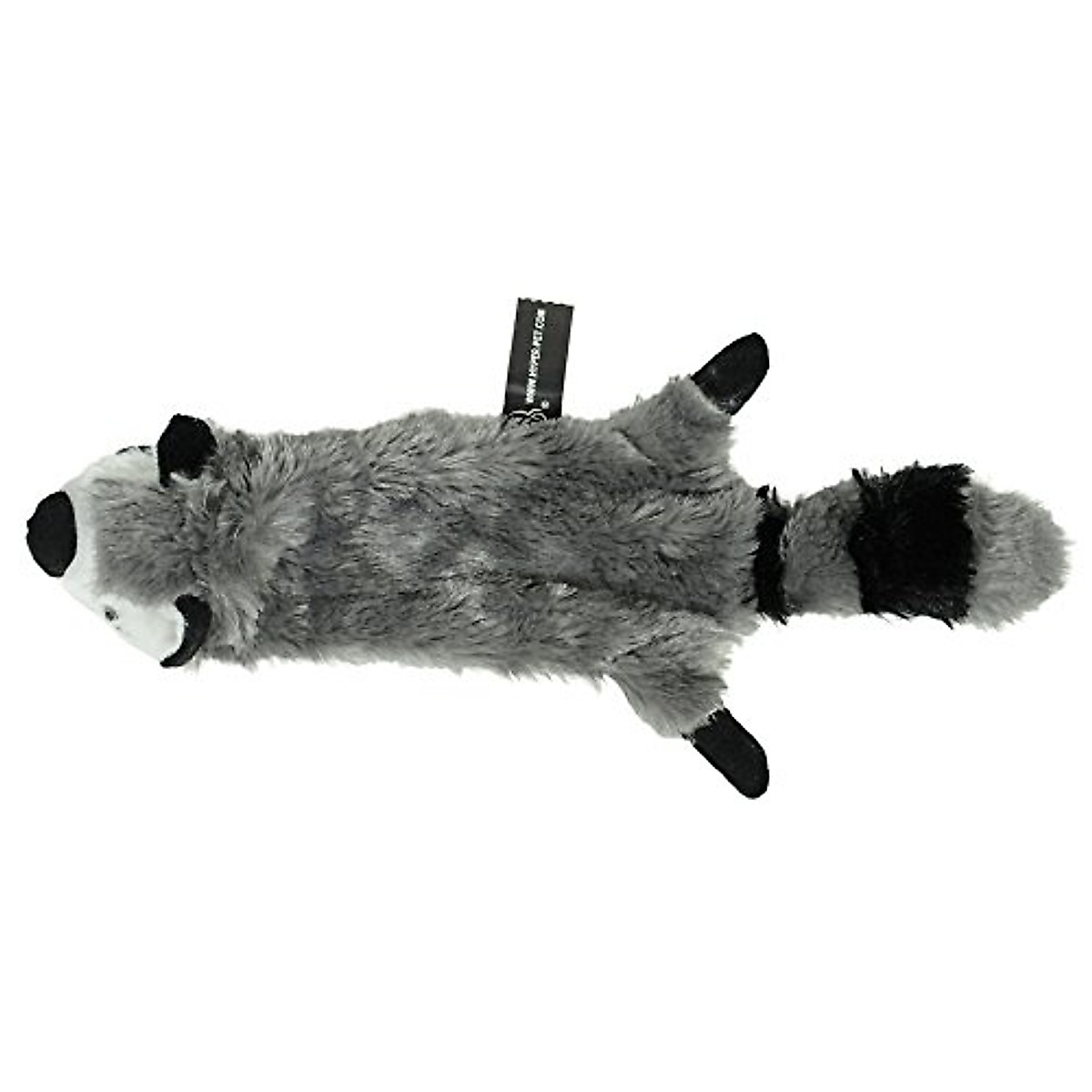 Hyper Pet Critter Skinz Raccoon Stuffless Dog Toy, Medium