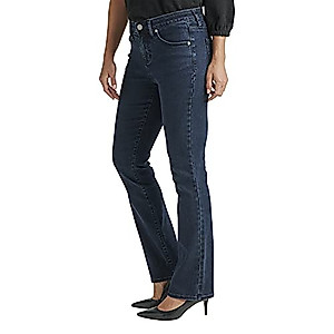 JAG Jeans Women's Eloise Mid Rise Bootcut Jeans-Legacy, Artesia Blue, 10 Petite