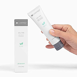 CariFree Gel 1100 (Mint) Anti-Cavity Fluoride Toothpaste with Nano Hydroxyapatite, Cavity Prevention and Enamel Protection, Dentist Recommended for Kids and Adults, 2.40 oz.