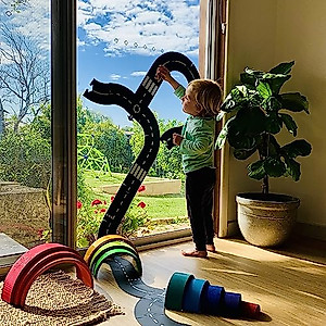 Waytoplay Expressway, 16 Piece Circuit for Toy Cars - Flexible, Indestructible, and Waterproof - Modular Car Tracks - Made in The Netherlands