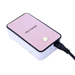 Safety Energy-Saving Heater Mini Portable Room Office Desktop Electric Fan Heater Air Warmer Pink