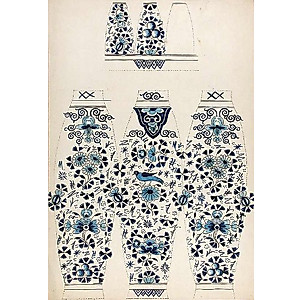 An original design for a porcelain vase