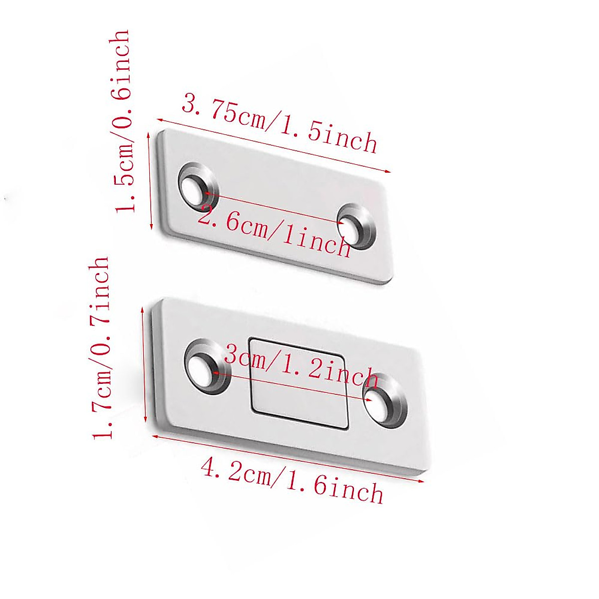 LOGUTIA 4pcs Cabinet Magnet Magnetic Door Catch Cabinet Magnetic Catch Door Magnet Magnetic Lock Monkey Magnets Cabinet Magnets for Drawer Closet Door Magnetic Touch
