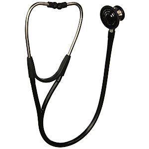 Welch Allyn 5079-125 Harvey Elite Stethoscope, 28", Black