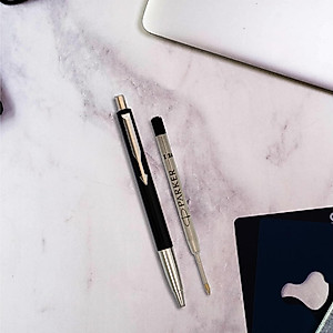 Parker Ball Point Pen Refills, Medium Point, Black Ink