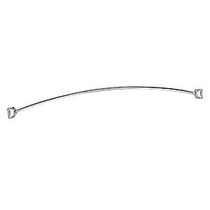 Moen CSR2164CH 72-Inch Permanent Mount Adjustable Curved Shower Rod, Chrome
