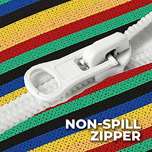 Little & Lourdes 2-Pack Travel Laundry Leakproof Wet Bags, Wet Dry Bag for Baby Diapers Sports Workout Gym Clothes Sweat Swimsuits, Swimming Equipment Bags (Hearts & V-Shaped Stripes)