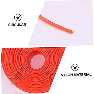 3pcs Lawn Mower Parts Lawnmower Parts Square Tool Trimmer Nylon Trimmer line Grass Trimmer Wire Simple Mower Parts Cords Mower Brush Cutter Accessories Electric Wire Component