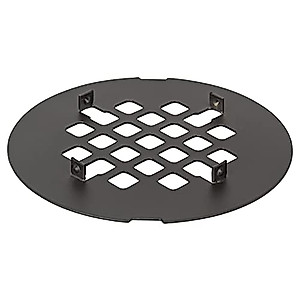 4 1/4" Snap-in Shower Drain Grate - Oil Rubbed Bronze - Replacement Cover - Handyman Designed & Tested in America - Will Never Bend or Break - 4-1/4" Inch