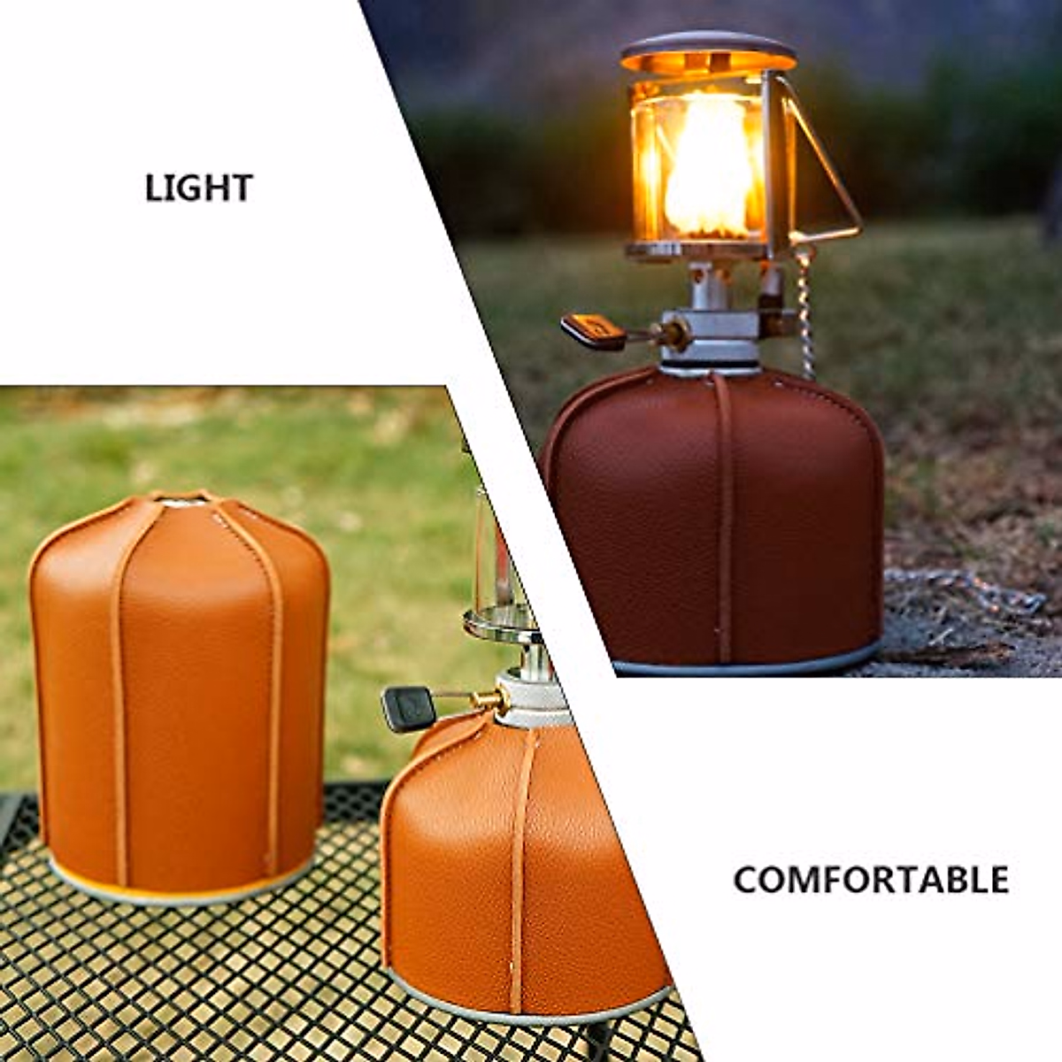 BESPORTBLE Gas Tank Cover Camping Gas Tank Protector Fuel Tank Storage Pouch Waterproof Barbecue Tank Cover for Christmas Camping Supply Coffee