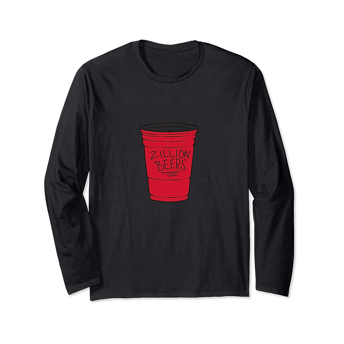 Barstool Sports Zillion Beers Red Cup Long Sleeve T-Shirt