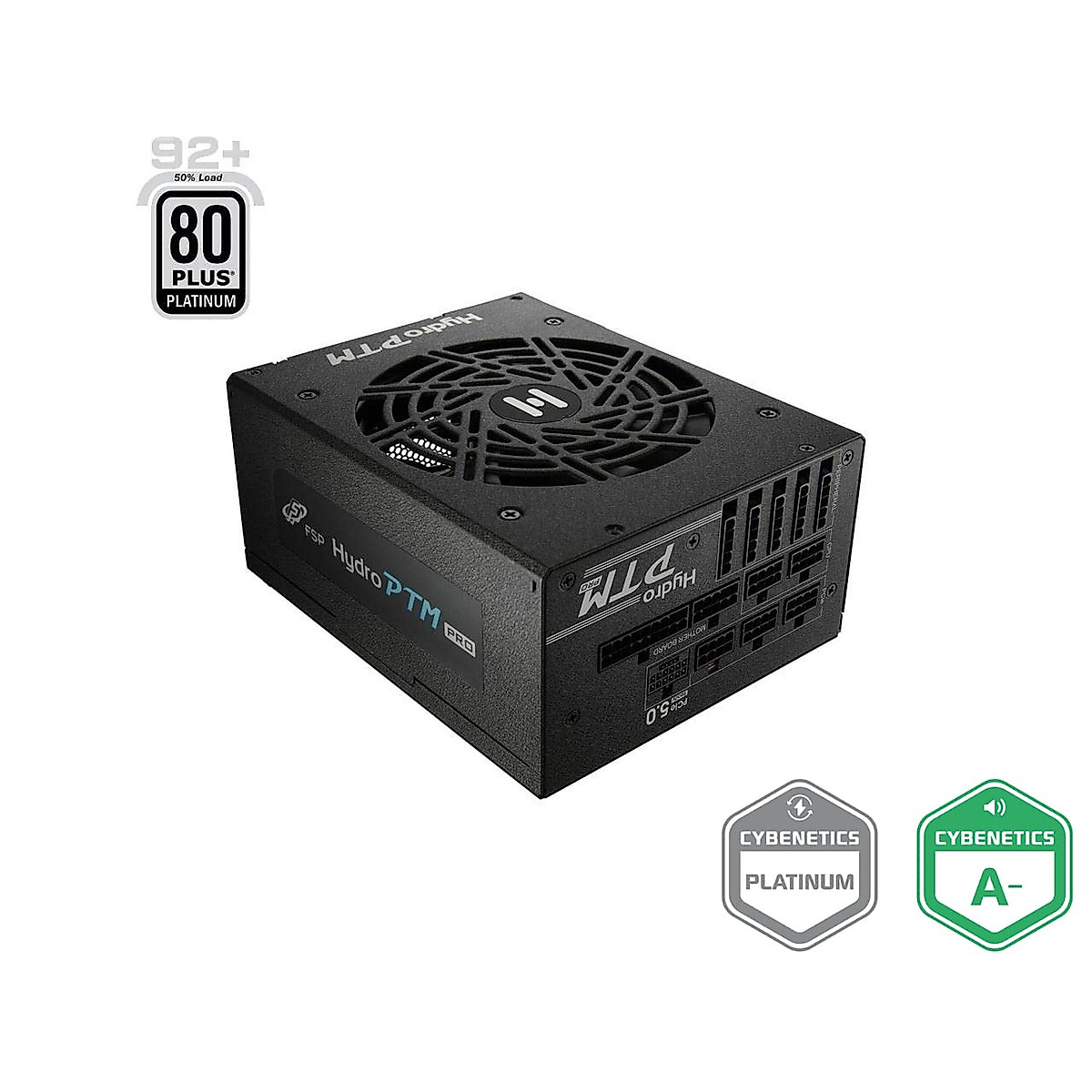FSP Hydro PTM PRO 1200W ATX 3.0 PCI-E GEN-5 80 Plus Platinum Full Modular Power Supply (HPT2-1200,Gen5)