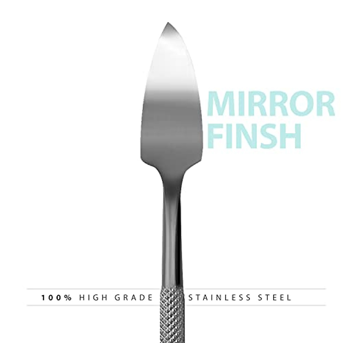 SURGICAL ONLINE Metal Spatula 5 pcs Set Kit Tools - Stainless Steel Double-Sided Tools, High Mirror Finish, Built-in Finger Grips.