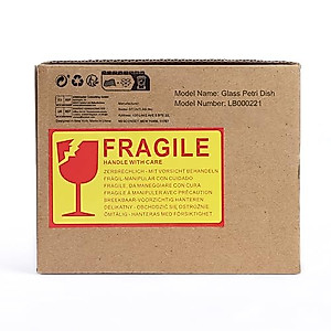 Labasics 10pk Glass Petri Dishes, 100x20 mm Autoclavable Borosilicate Glass Cell Culture Dishes Petri Dishes with Clear Lid for Laboratory