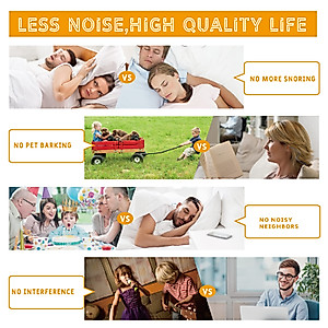 200 Pairs Foam Ear plugs, ANDANDA Ultra Soft Corded Foam Earplugs, Reusable, Soft & Comfortable, Slow Rebound, Ear Plugs for Sleeping Noise Cancelling 32dB NRR, Snoring, Shooting, Studying, Loud Noise