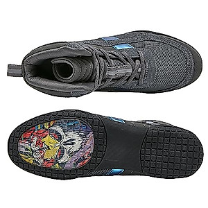 Unisex Wrestling Shoes for Men Women Boxing Shoes Youth Kick Fighting Shoe Boxing Sneaker,Gray