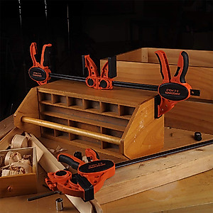 Jorgensen 24" One Hand Clamp/Spreader - 2-pack, Medium Duty, E-Z Hold Bar Clamps Set