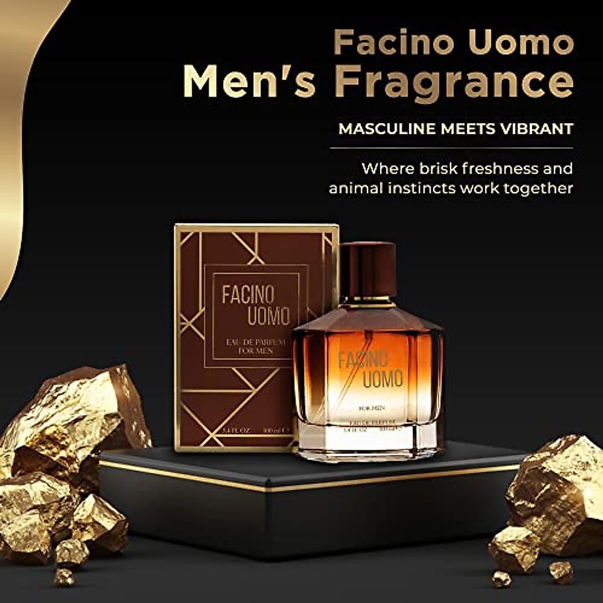 Regal Fragrances Mens Cologne Elegant Citrus & Sensual Wood Scent, 3.4 Fl Oz (100 ML)