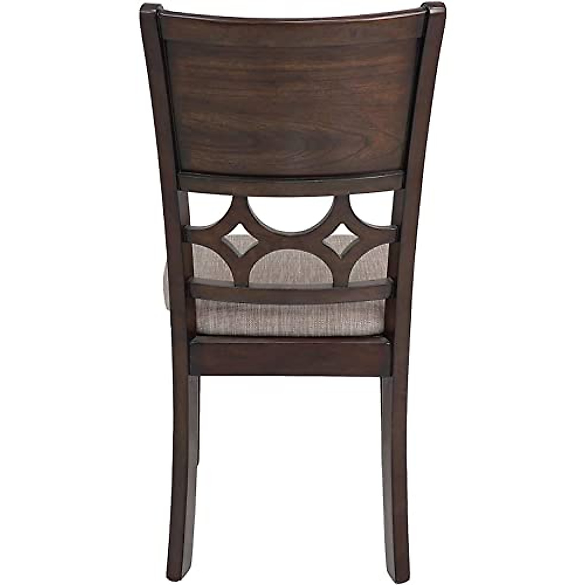 New Classic Furniture Mitchell 5-Piece Dining Set with 1 Table and 4 Chairs, Brown Cherry