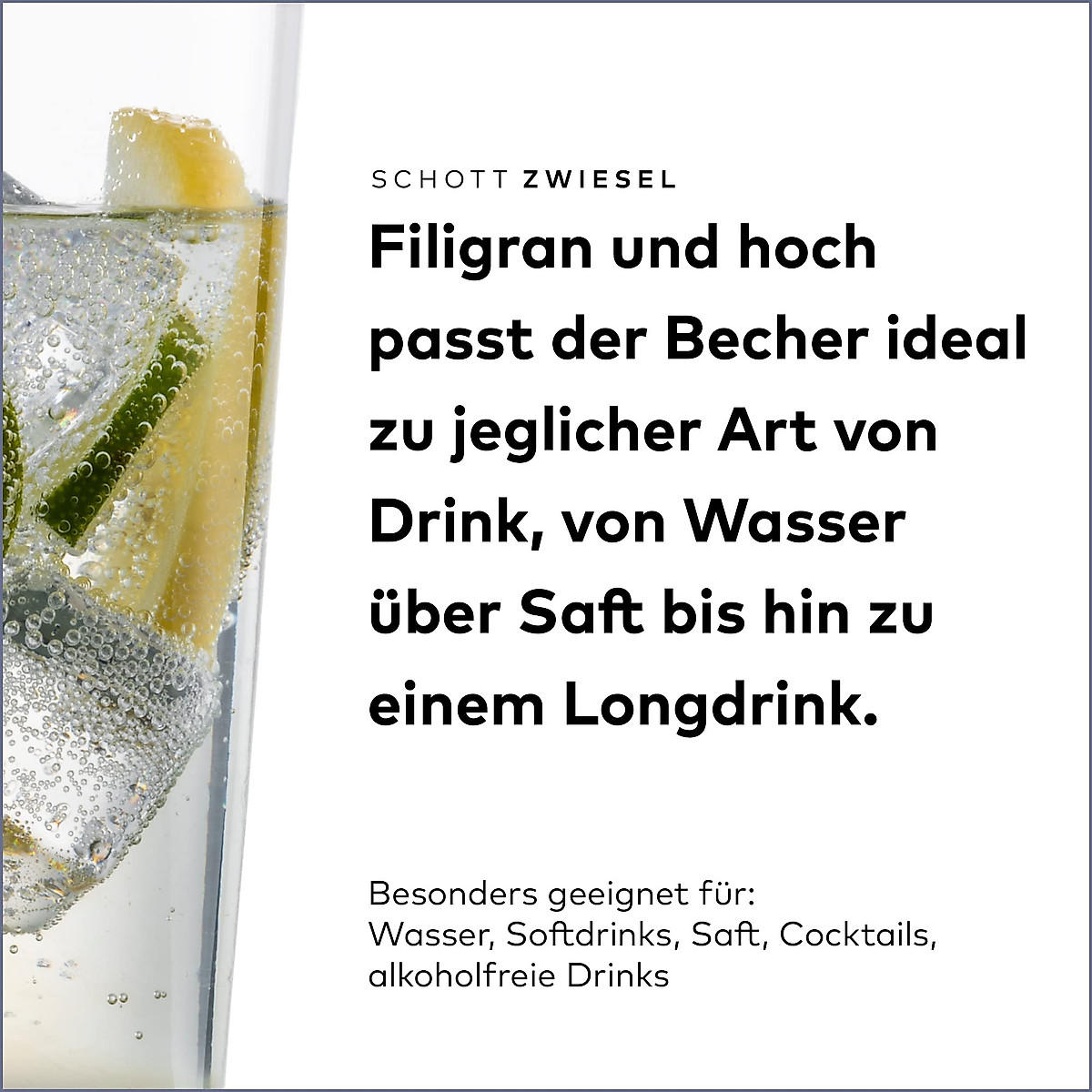 Schott Zwiesel 115850 red wine glass, clear, 6 glasses.