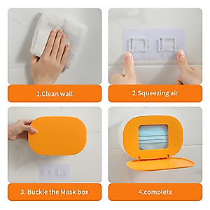 INSHA Mask Dispenser Masks Storage Box Hygiene Station with Cover,Mask Organizeror Gloves, Baby Diaper, Wet Wipes, Panty Liners,for Office and Home Car