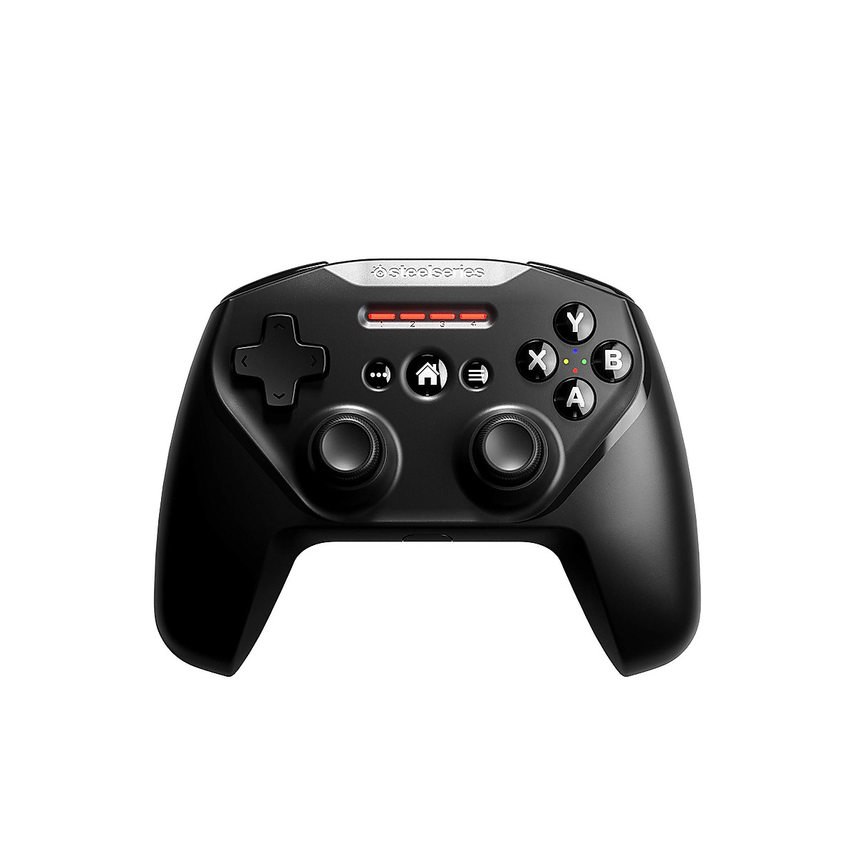 SteelSeries Nimbus+ Bluetooth Mobile Gaming Controller with iPhone Mount - 50+ Hour Battery Life - Made for iOS, iPadOS, tvOS (Renewed)