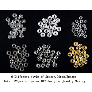 Marycan 8mm Crystal Beads for Jewelry Making, Natural Stone Healing Beads for Bracelets, Gemstone Beading & Jewelry Necklace Making DIY Kit for All People