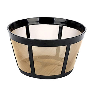 NRP Mesh Bottom Coffee Permanent Filter Universal Fit 10-cup BUNN Coffeemaker BTX, GRX, HG, HT NHB, NHS, ST & Other 12cup Filter Coffeemakers