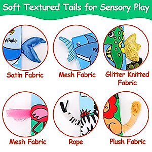 2 PCS Soft Cloth Baby Books 0-6 Months High Contrast Sensory Baby Toys 6 to 12 Months Crinkle Touch Feel Teething Carseat 9 18 Month Travel Essentials Tummy Time Infant 0-3 Months Newborn Shower Gift
