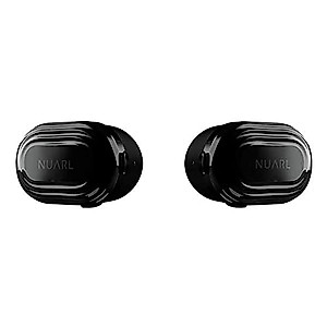 NUARL N10 Plus Active Noise Canceling Completely Wireless Earphones Earbuds Multi-Point Support Bluetooth5.2 7hr Playback aptX AAC with HDSS IPX4 N10PLUS-PB(Piano Black)