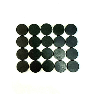 Lot of 20 32mm Round Slot Bases for Warhammer 40k + AoS Games Workshop Wargame Bitz