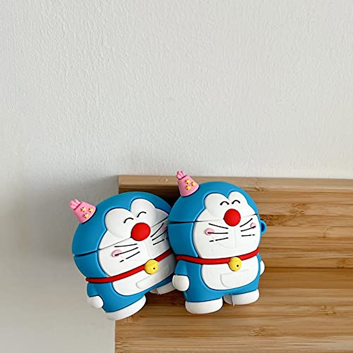 Compatible with AirPods 3rd Generation Case, [2021] Cute 3D Cartoon Doraemon Airpods 3 case with Keychain, Soft Silicone for Apple Airpods 3 Charging Case (Doraemon)