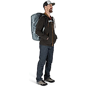 Osprey Transporter 65L Travel Duffel Bag, Smoke Grey
