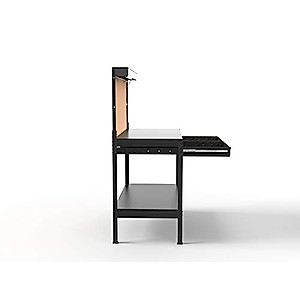 Olympia Tools Multipurpose Workbench with Light, 87-883-917 , Black