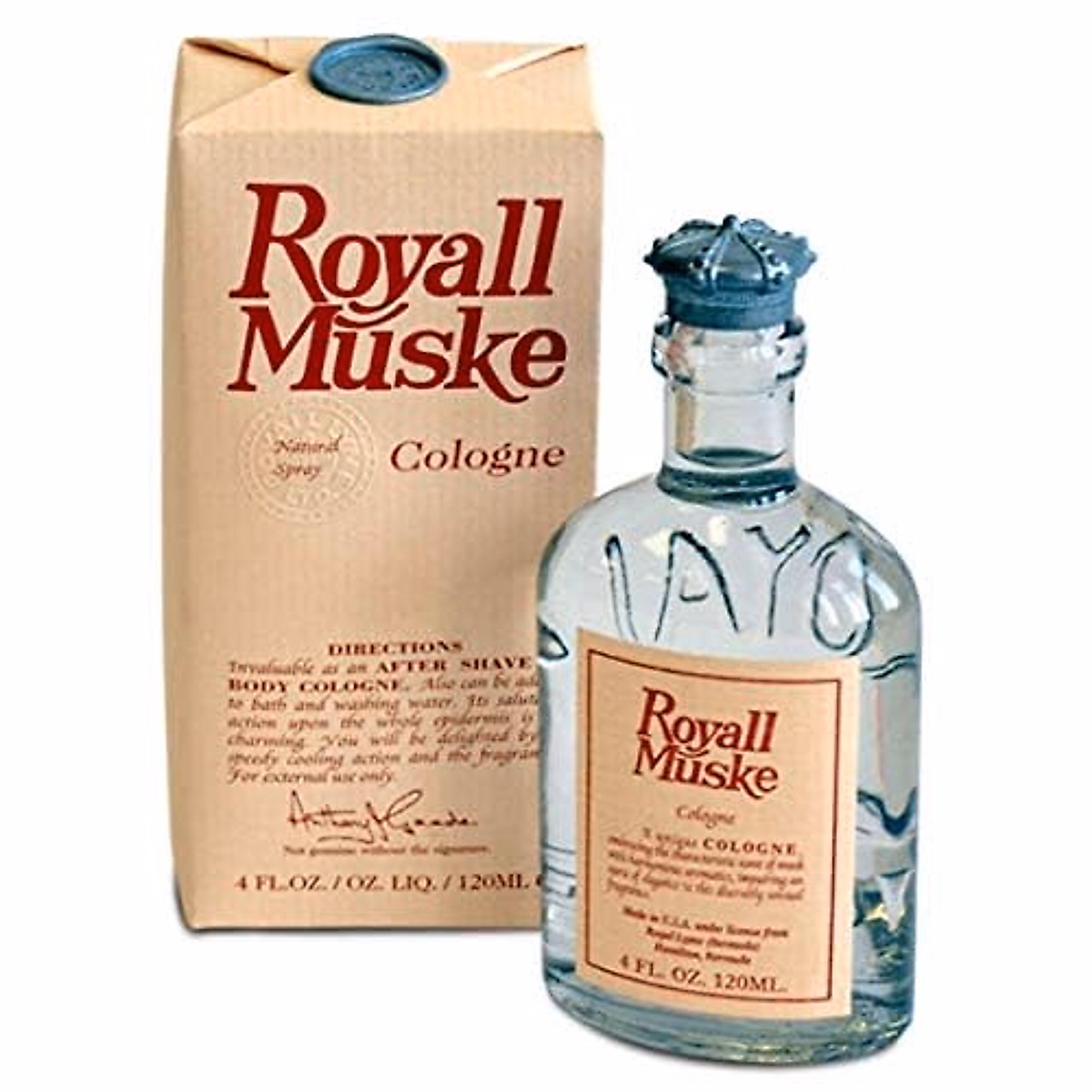 Royall Muske Of Bermuda By Royall Fragrances For Men. Cologne Spray 4.0 Oz ( Aftershave & Cologne ).