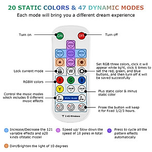 WENSEN Outdoor String Lights, 49FT 25 Bulbs Patio Lights Color Changing with Remote & App Control, IP65 Waterproof, Shatterproof Acrylic Led String Lights for Outside, Patio, Garden, Backyard, Party