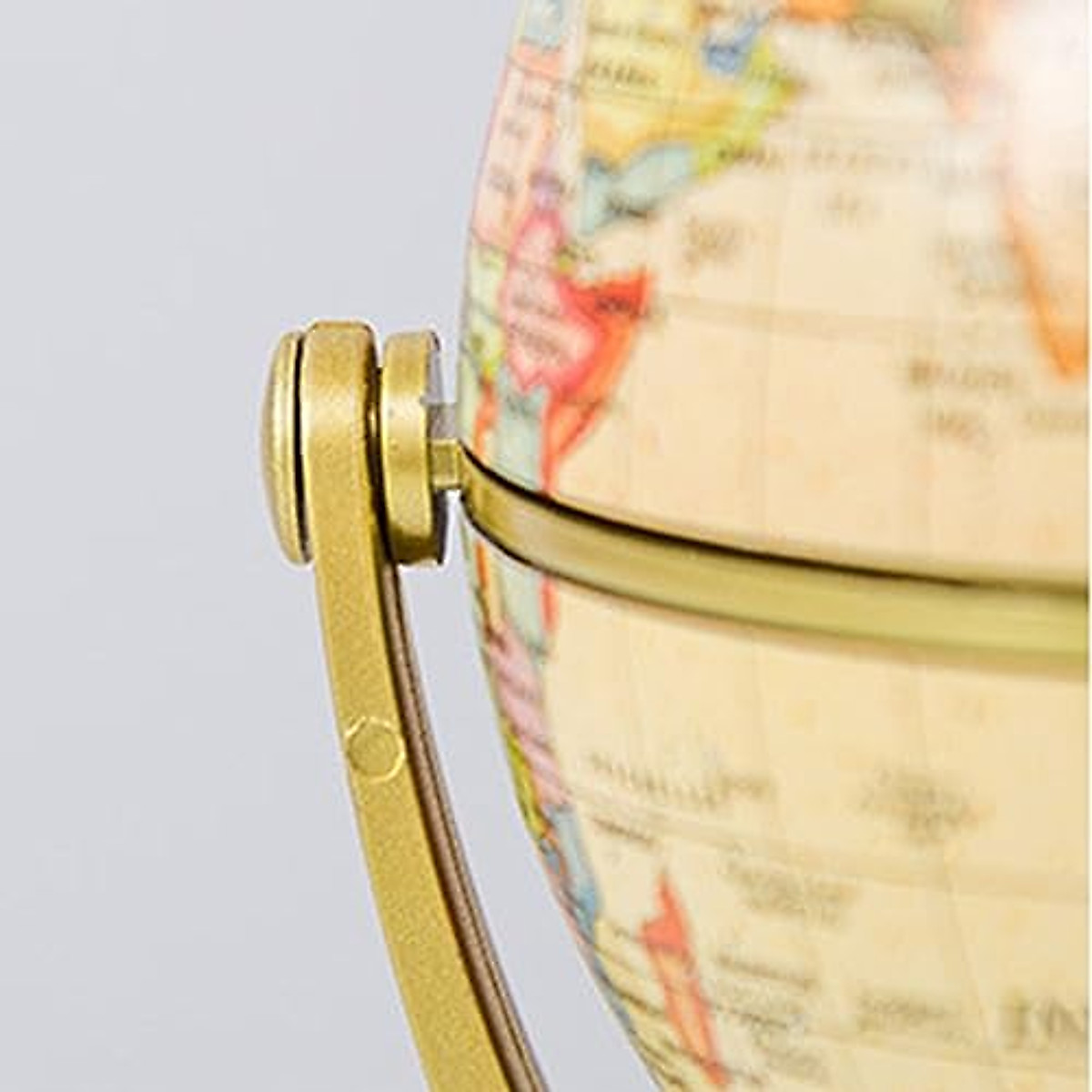 Globe Small Ornament Creative Mini Teacher Display Supplies Bookcase Decor Not Fade Water Proof Teaching Desktop Ornament(White)