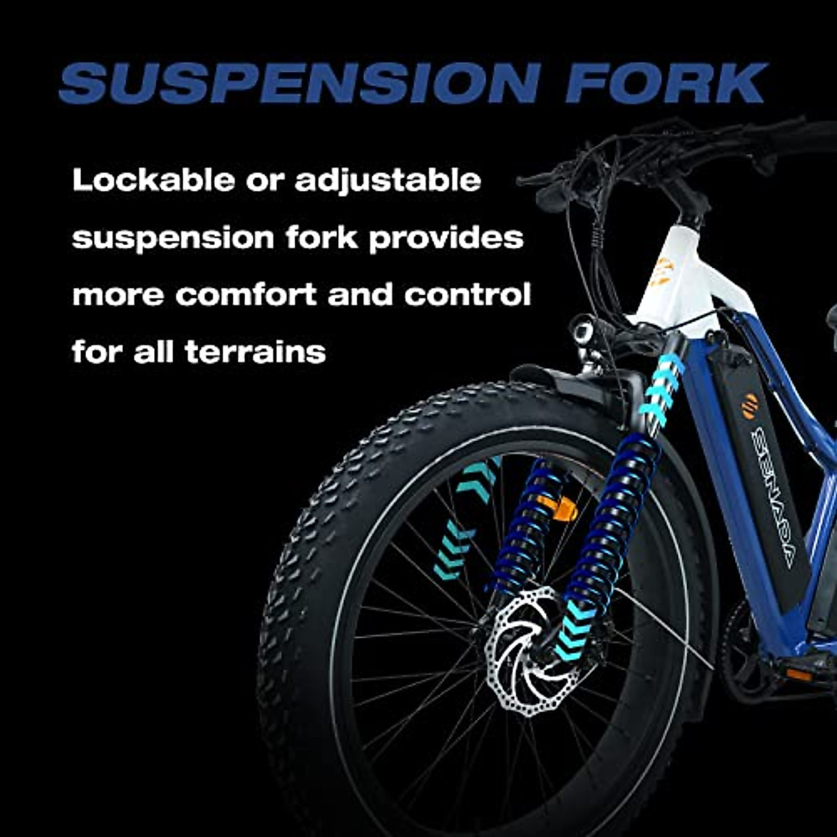 SENADA Electric Bike for Adults, 1000W Fat Tire Electric Bikes Snow Ebikes, Saber-PRO 48V 21Ah Battery Long Range 45-80Miles 26" x 4" Fat Tire Ebike, Electric Bicycle with Shimano 7-Speed
