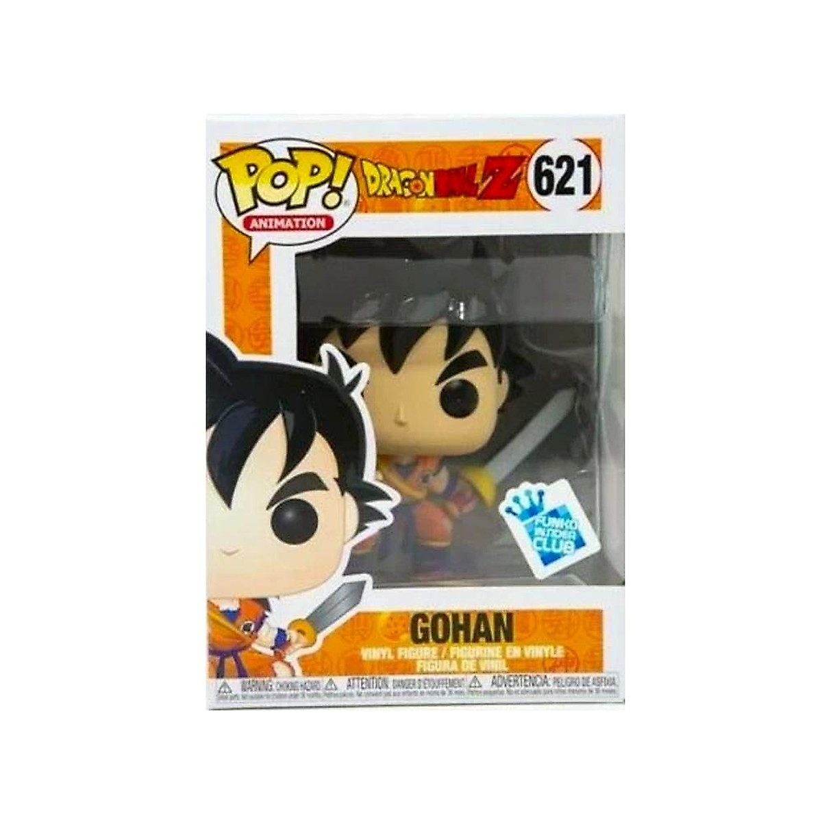 Funko Pop Animation Dragon Ball Z Young Gohan with Sword Insider Club Exclusive