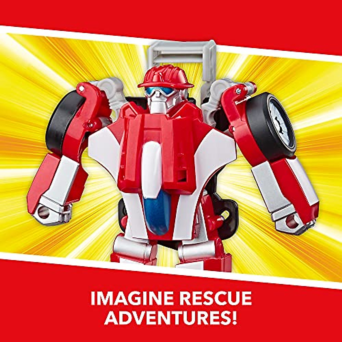 Transformers Playskool Heroes Rescue Bots Academy Road Rescue Team Trailer 4-Pack Converting Toy